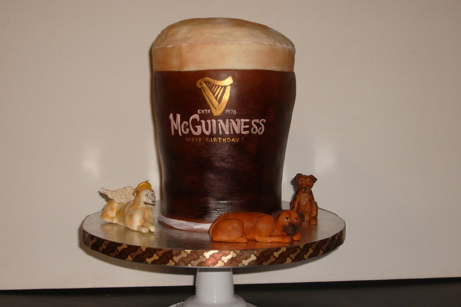 Pint Birthday Cake - CakeCentral.com
