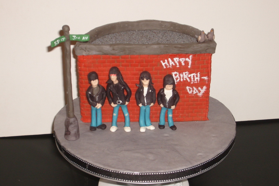 Ramones Cake - CakeCentral.com