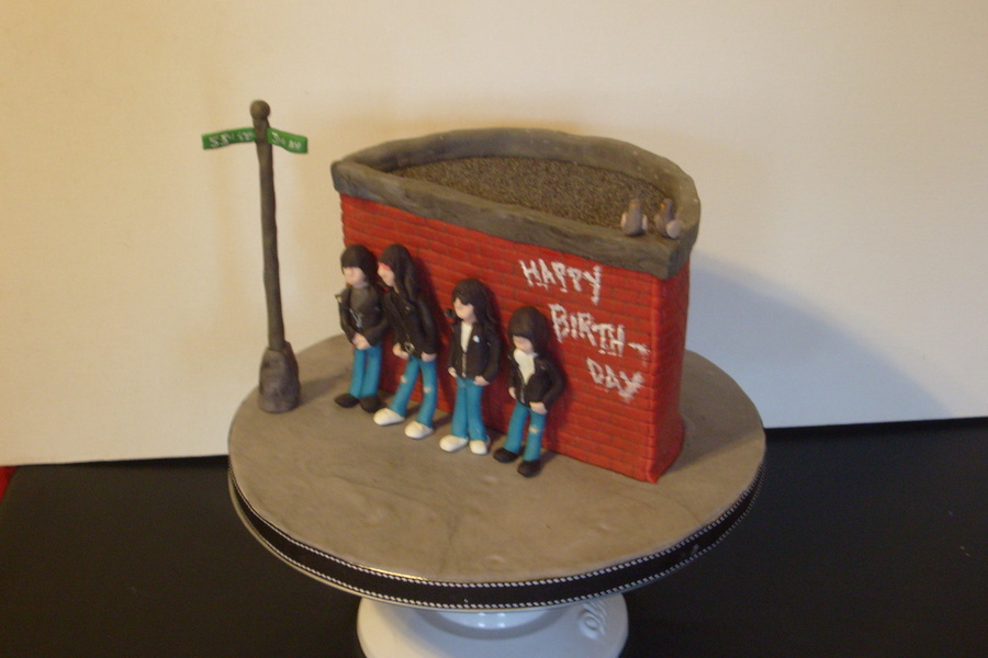 Ramones Cake - CakeCentral.com