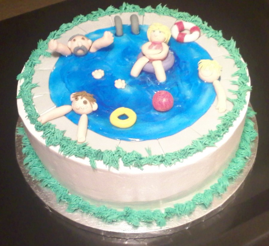 Swimming Pool Cake - CakeCentral.com