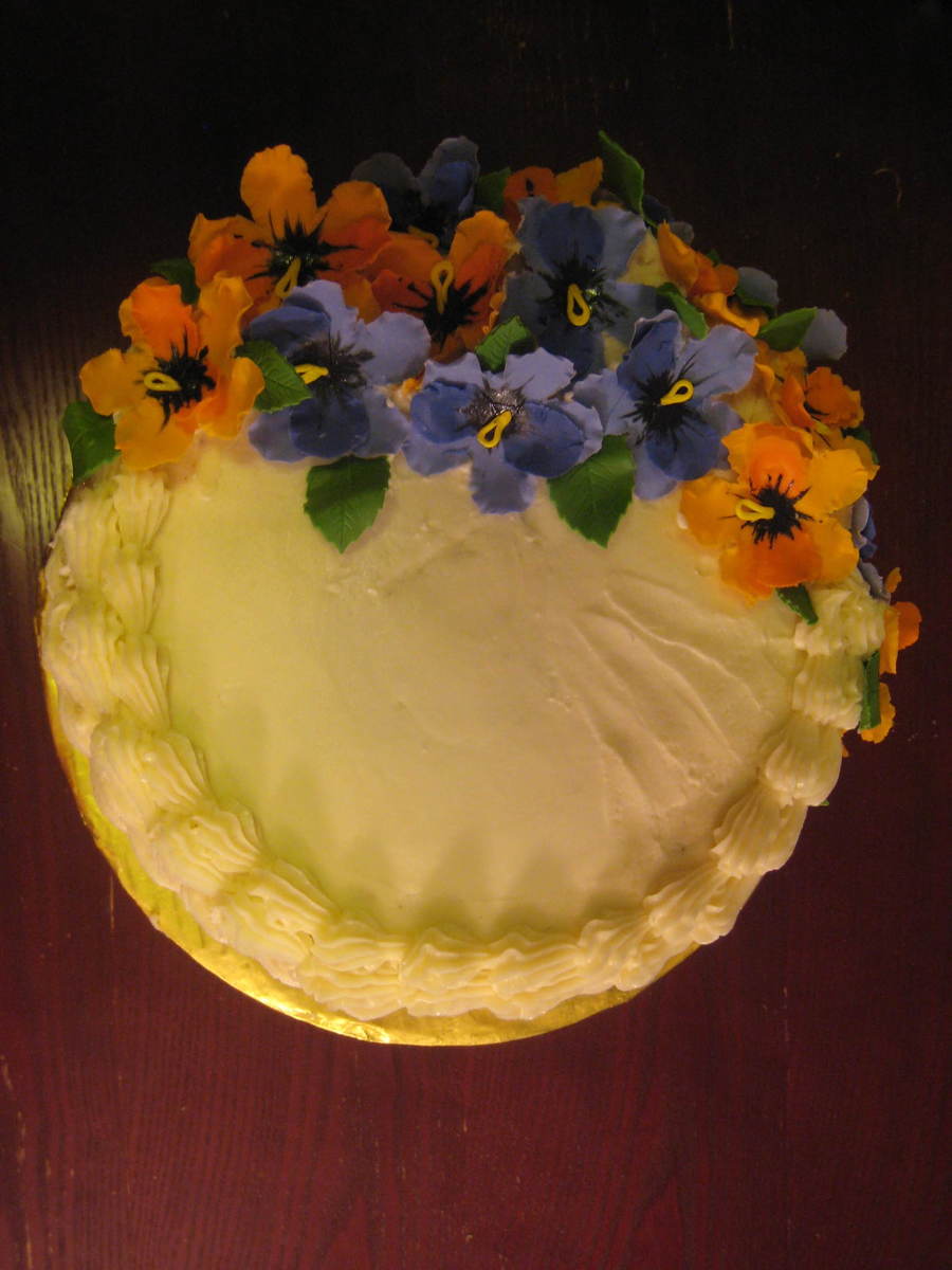 For The Love Of Pansy - CakeCentral.com