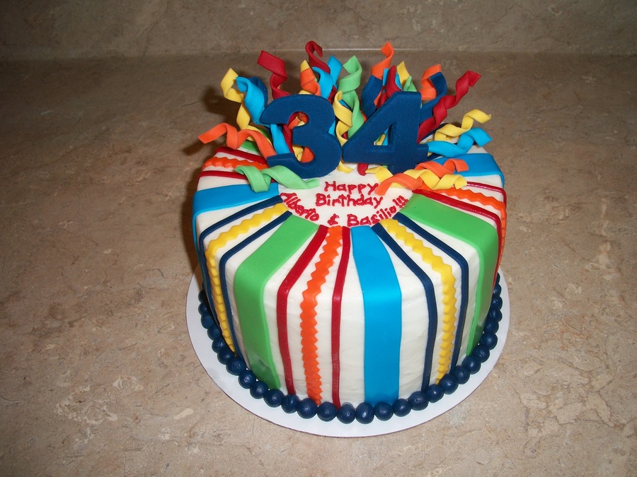 Happy 34Th Birthday! - CakeCentral.com
