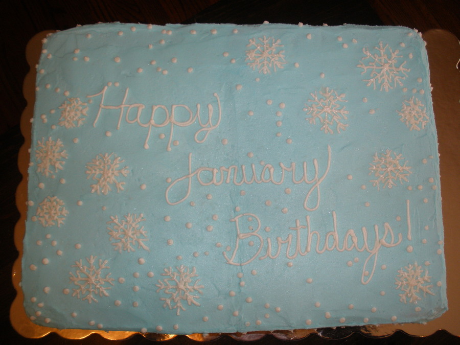 January Birthday - CakeCentral.com