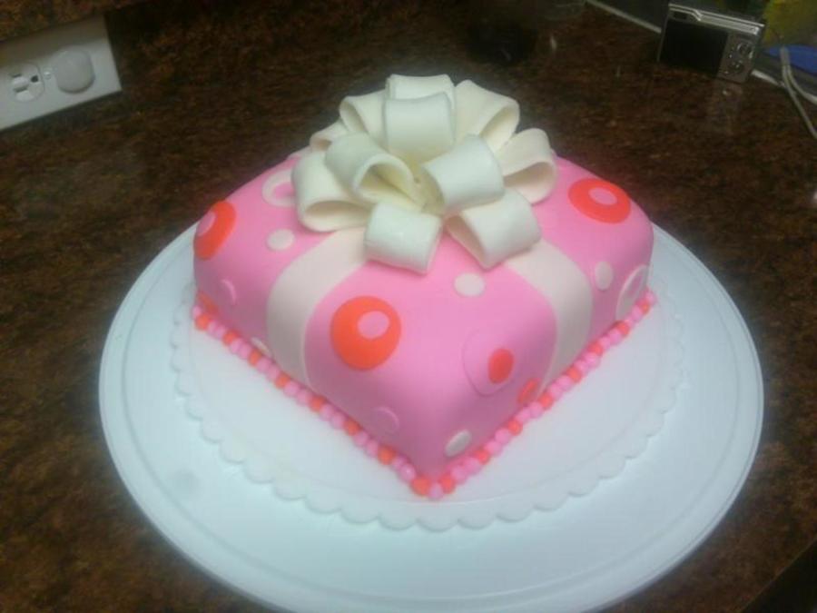 Square Fondant Cake - CakeCentral.com