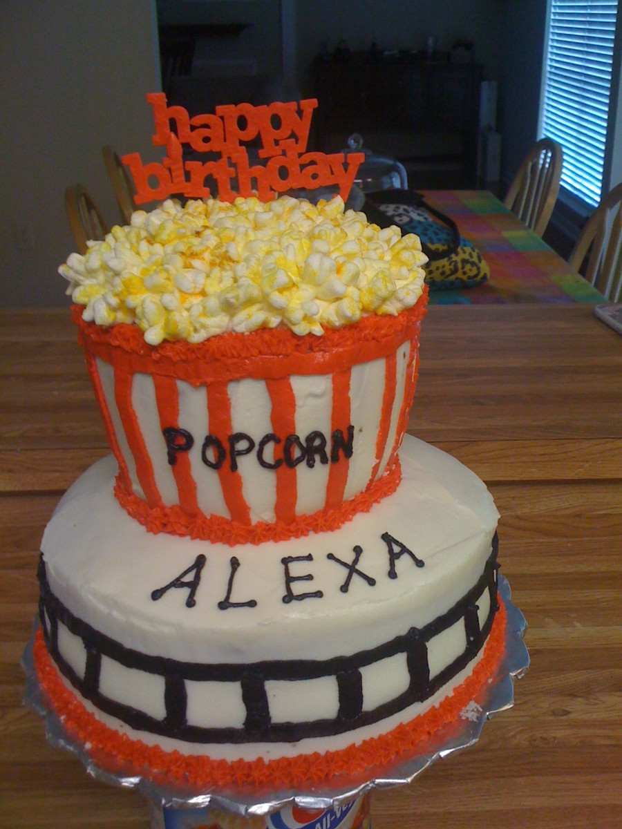 Movie Popcorn Cake - CakeCentral.com