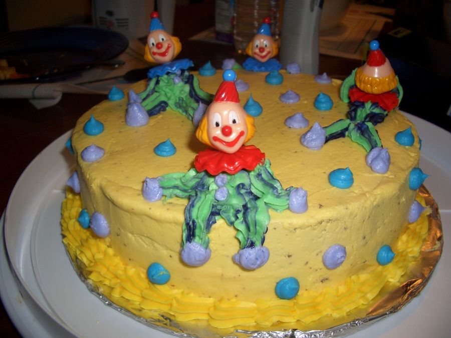 My First Clown Cake - CakeCentral.com