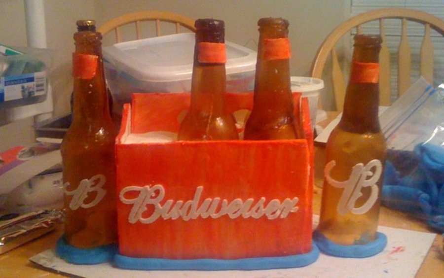 Budweiser Cake - CakeCentral.com