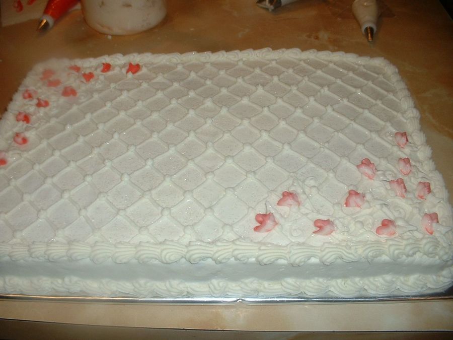 Reception Cake - CakeCentral.com