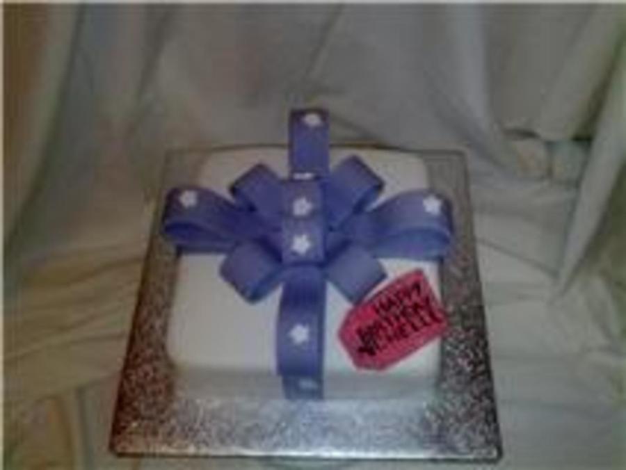 My First Bow Cake - CakeCentral.com