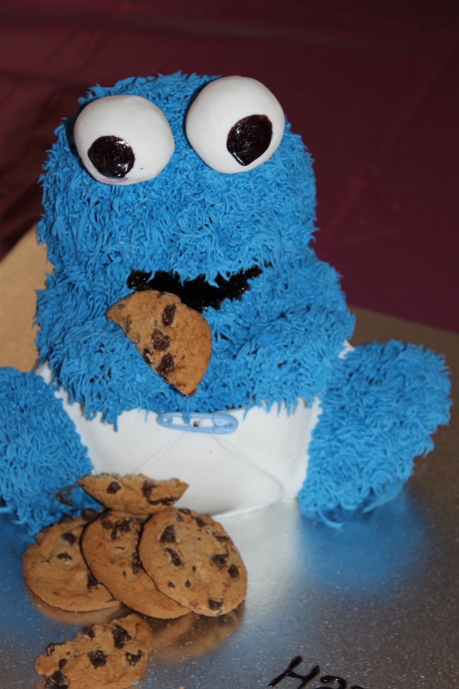 Cookie Monster Cake - CakeCentral.com