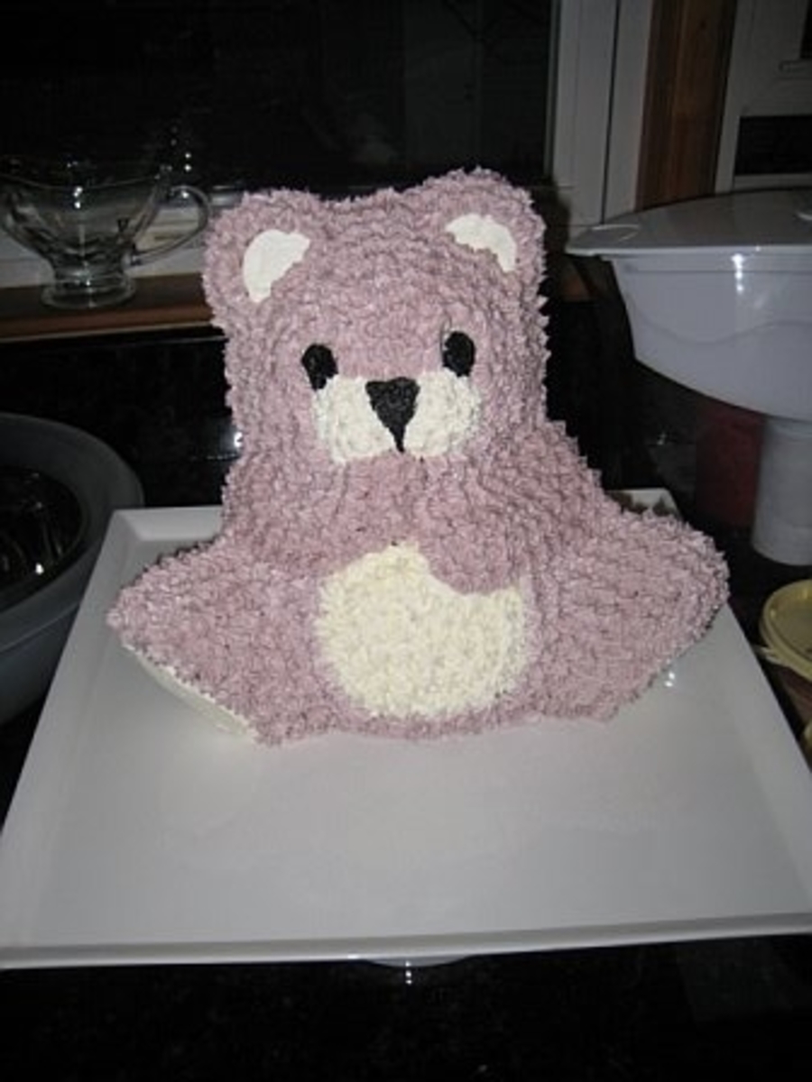 3D Bear Cake - CakeCentral.com