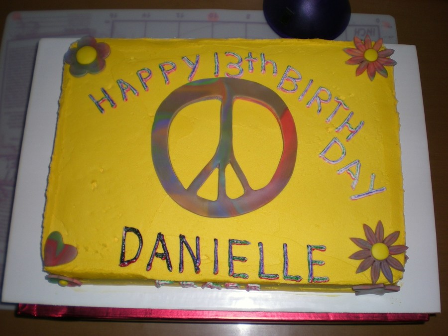 Peace Cake - CakeCentral.com