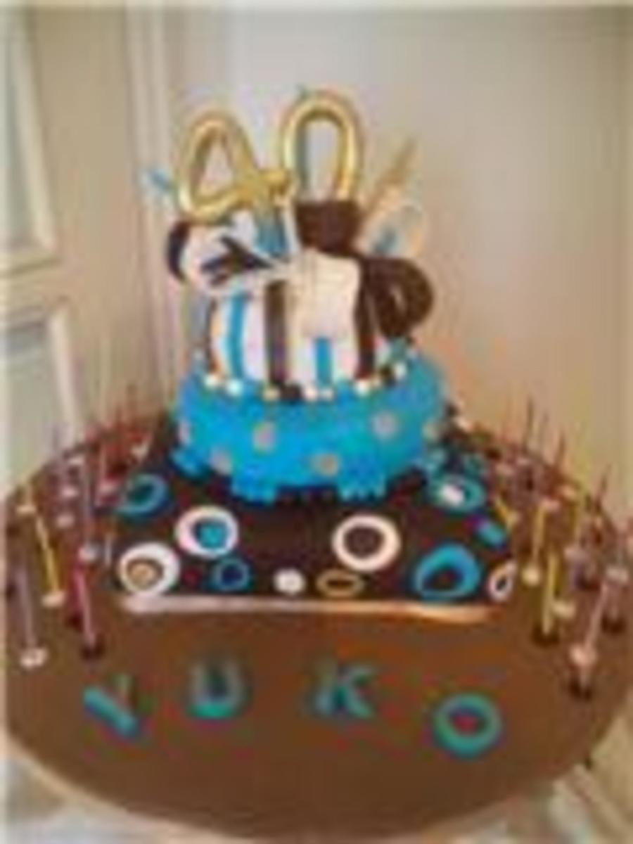 40Th Birthday Cake - CakeCentral.com