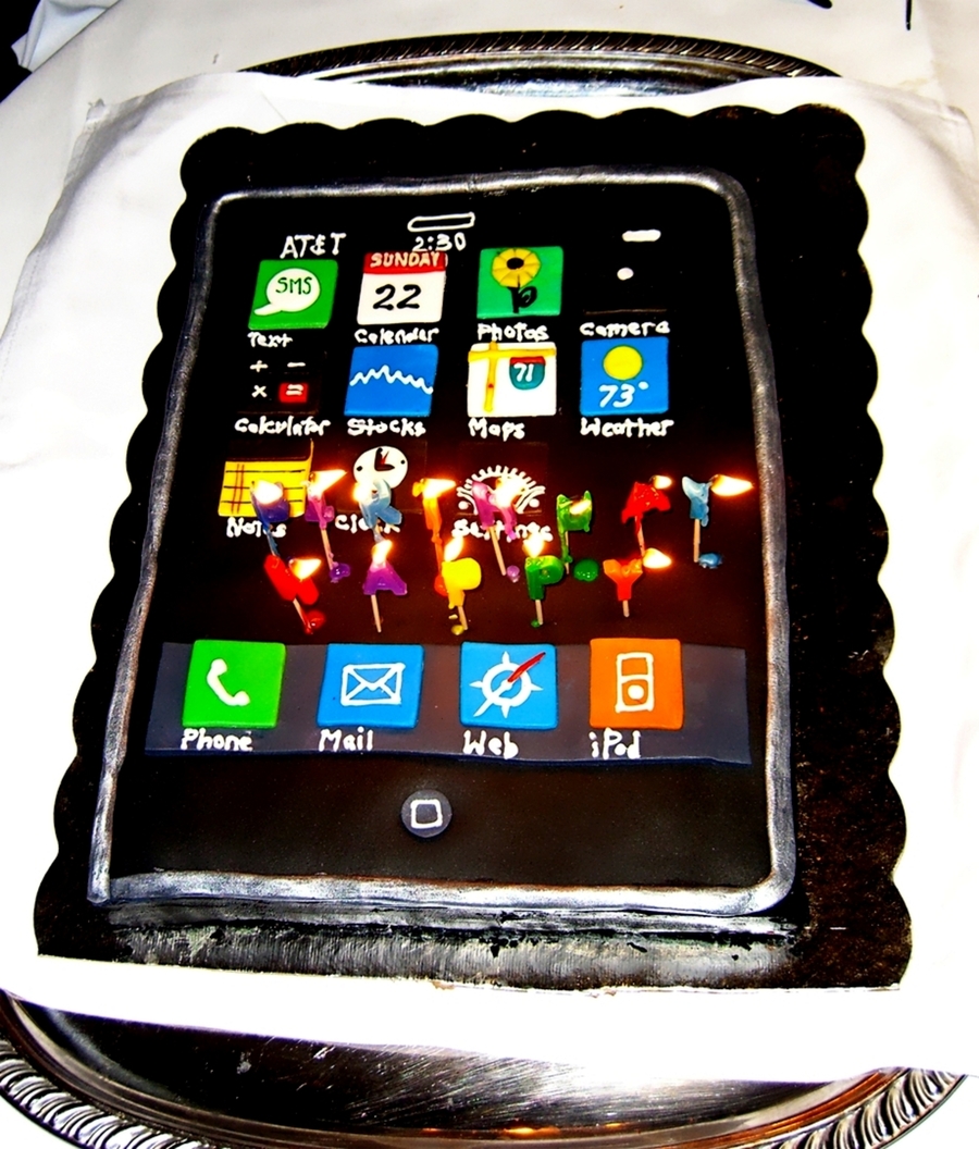 Iphone Birthday Cake - CakeCentral.com