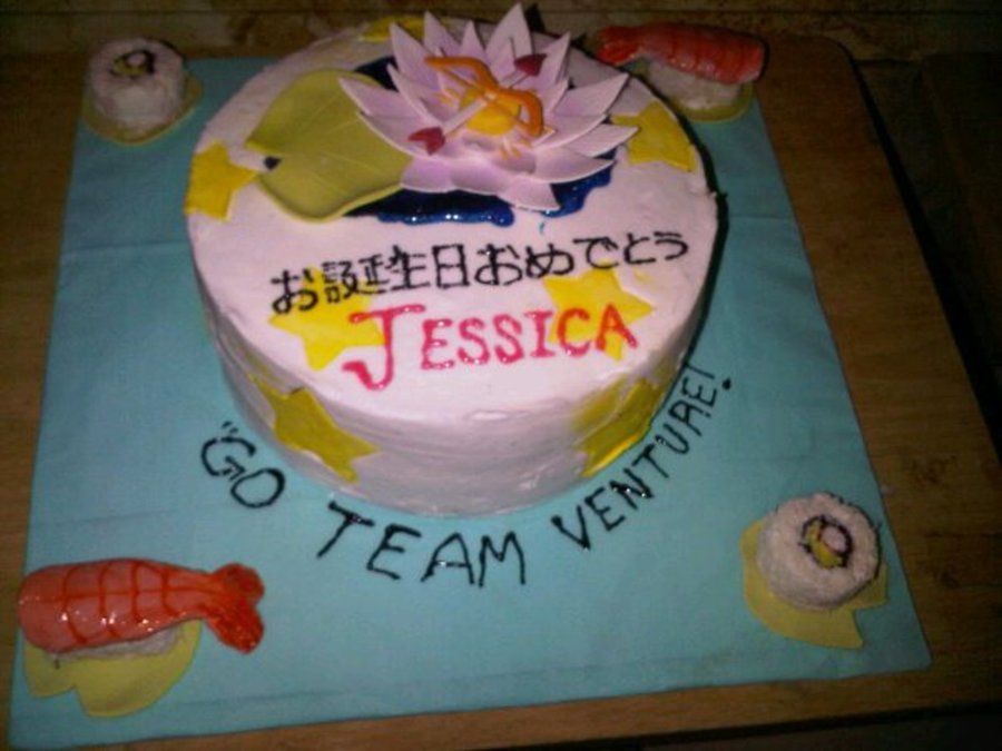 Japanese Theme Cake - CakeCentral.com