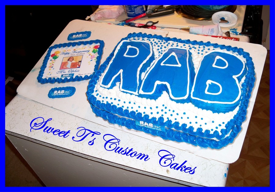 Job Anniversary Cake - CakeCentral.com