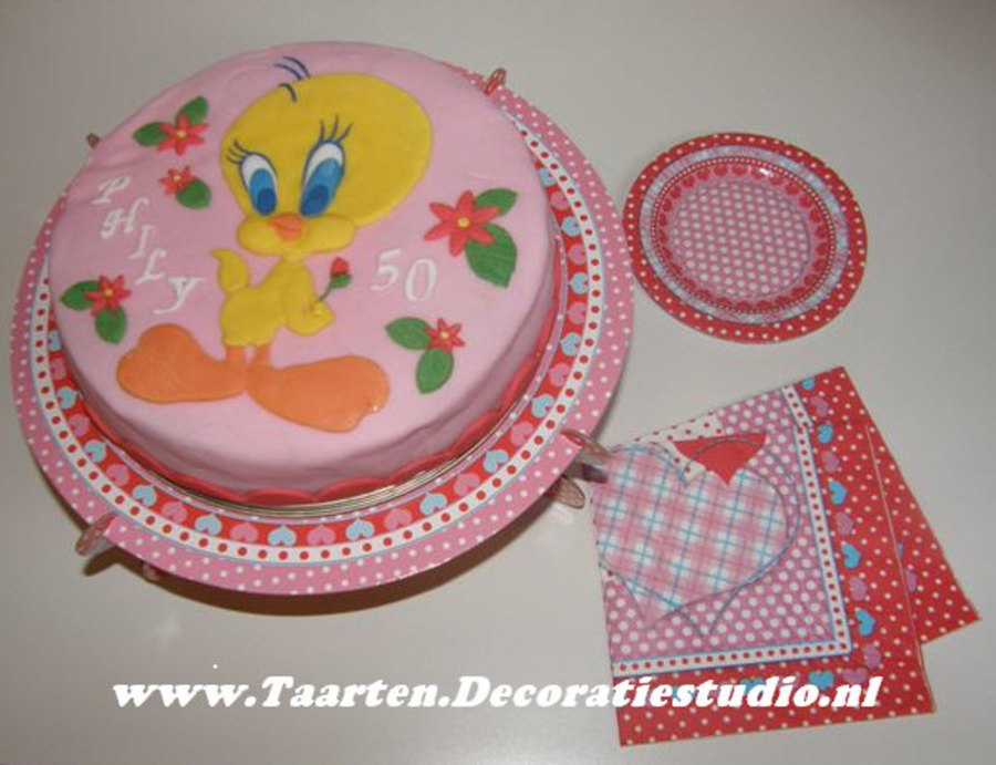 Tweety Birthday Cake - CakeCentral.com