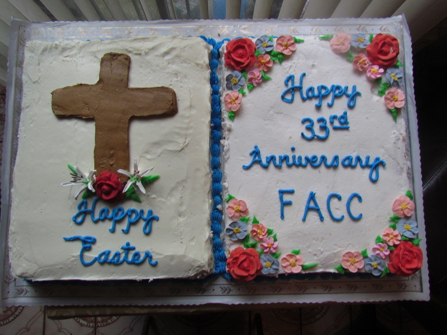 Easter And Church Anniversary Combo Cakes - CakeCentral.com