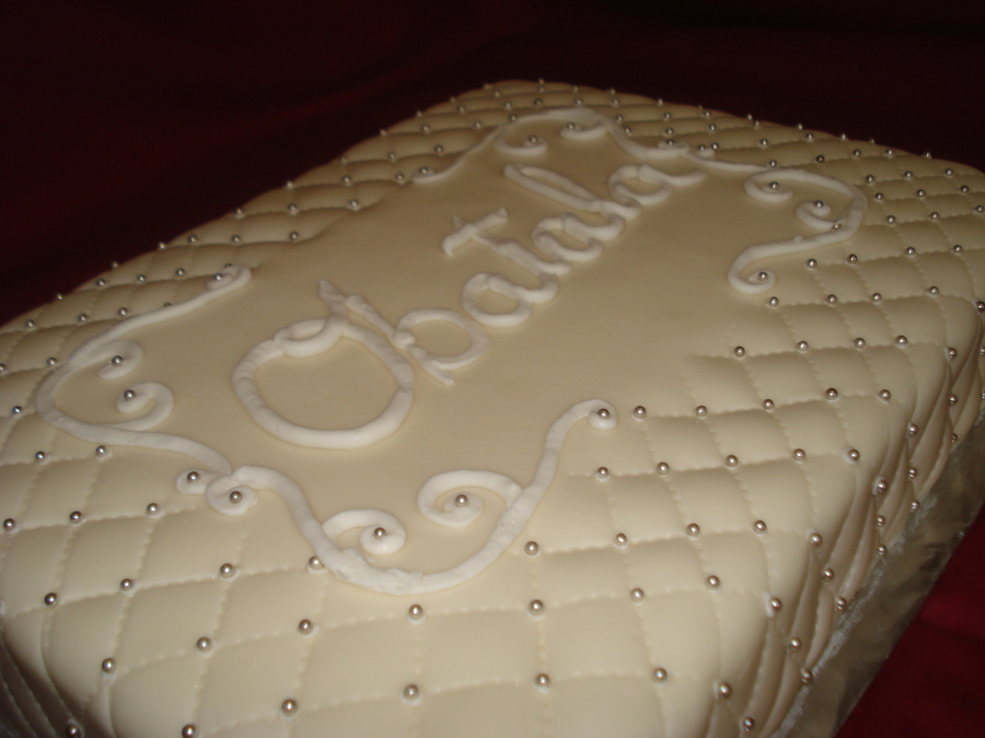 White Obatala Cake - CakeCentral.com