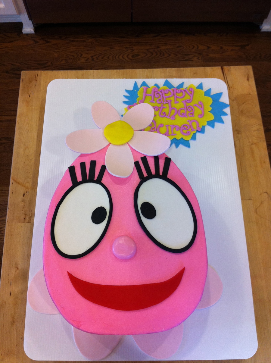 Yo Gabba Gabba Foofa Cake - CakeCentral.com