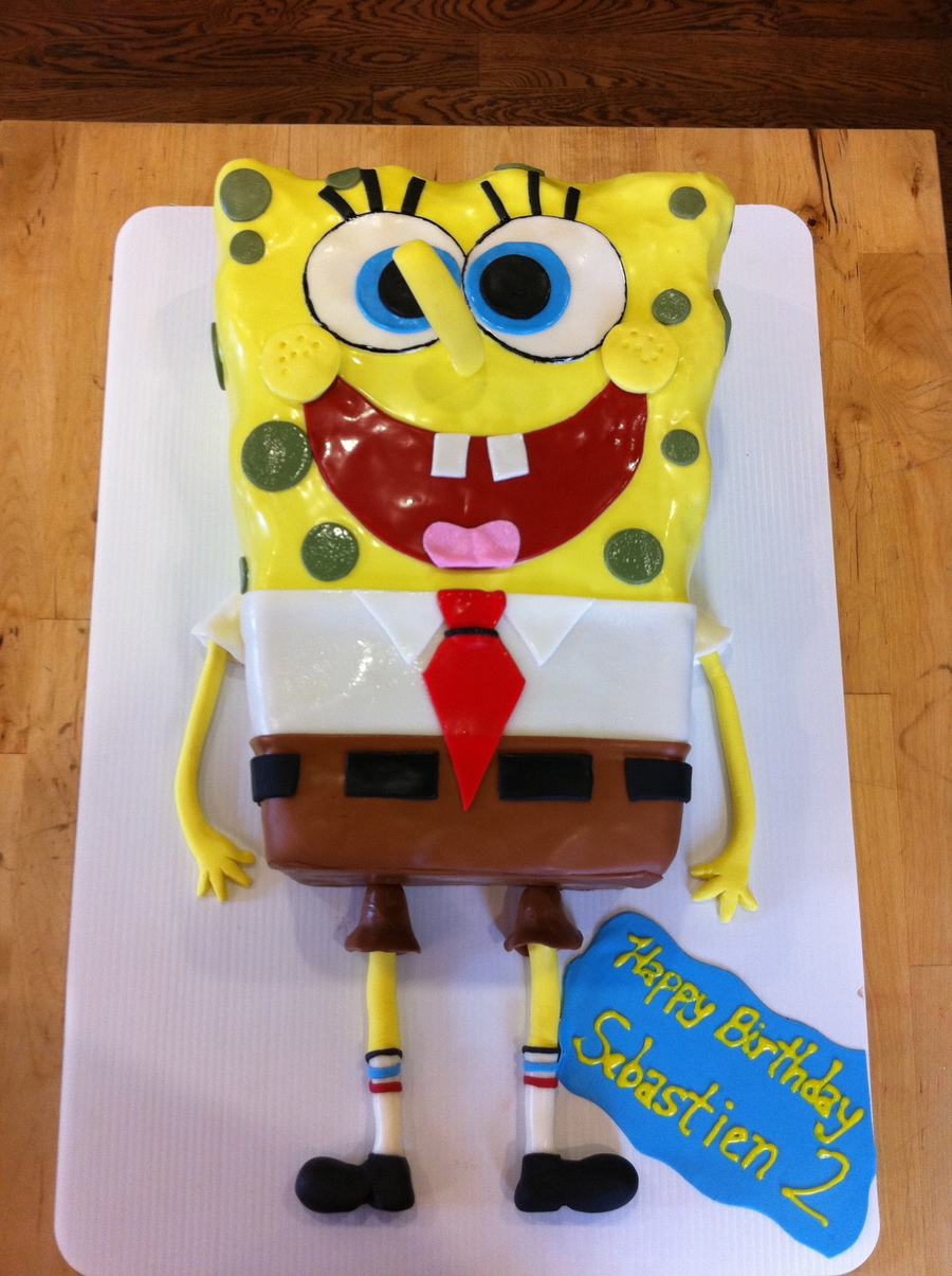 Spongebob Square Pants Cake - CakeCentral.com