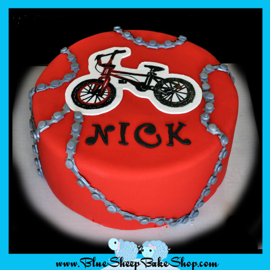 Bmx Themed Cake - CakeCentral.com