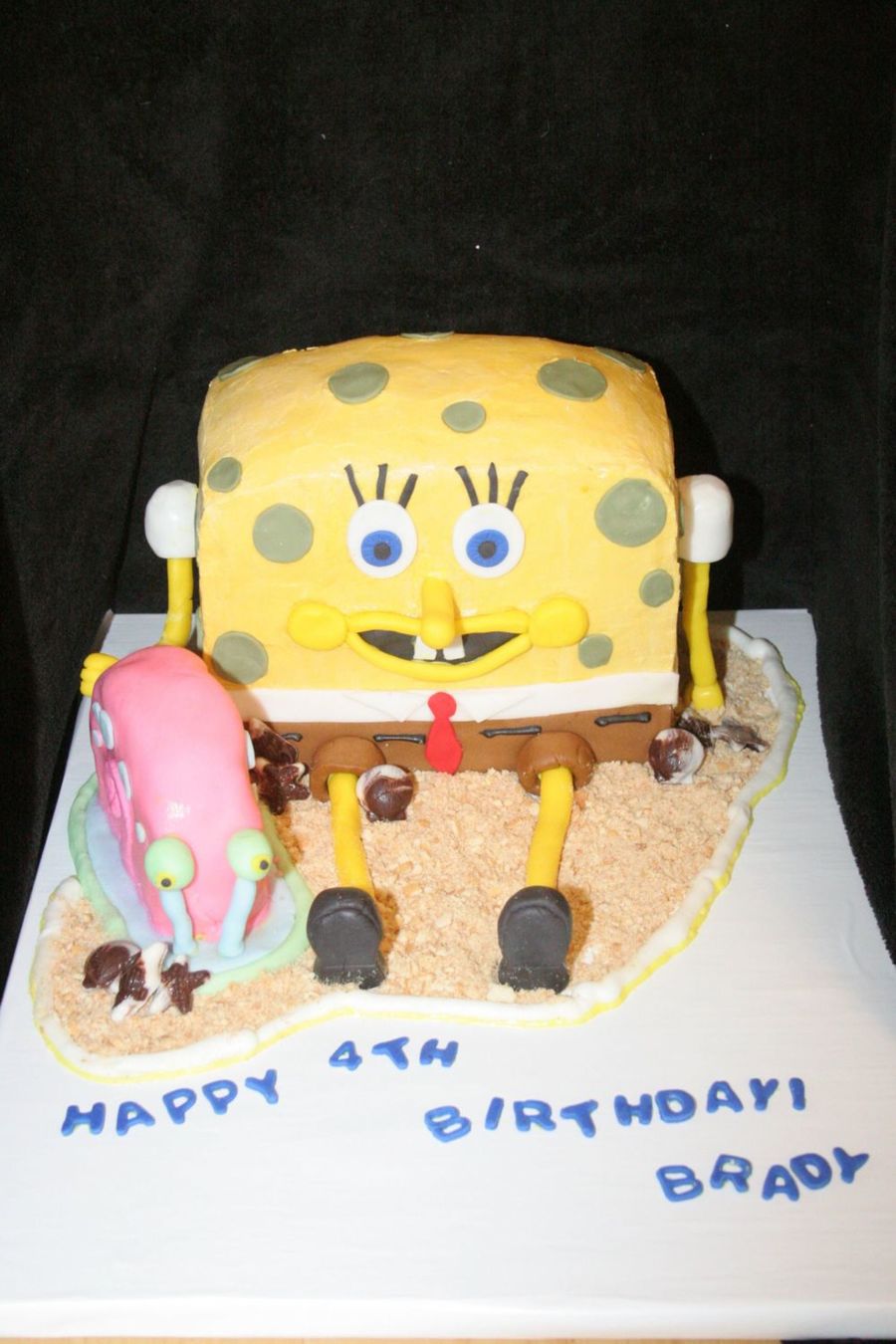 Spongebob And Gary For My Great Nephew - CakeCentral.com