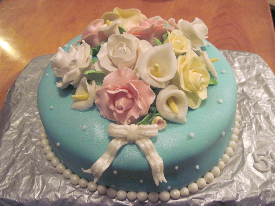 55 Birthday Cake - CakeCentral.com