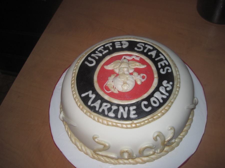 Marine Corp. Cake - CakeCentral.com