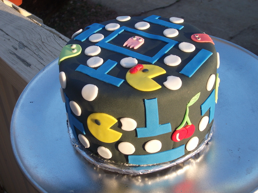 Mr And Mrs Pacman Cake - CakeCentral.com