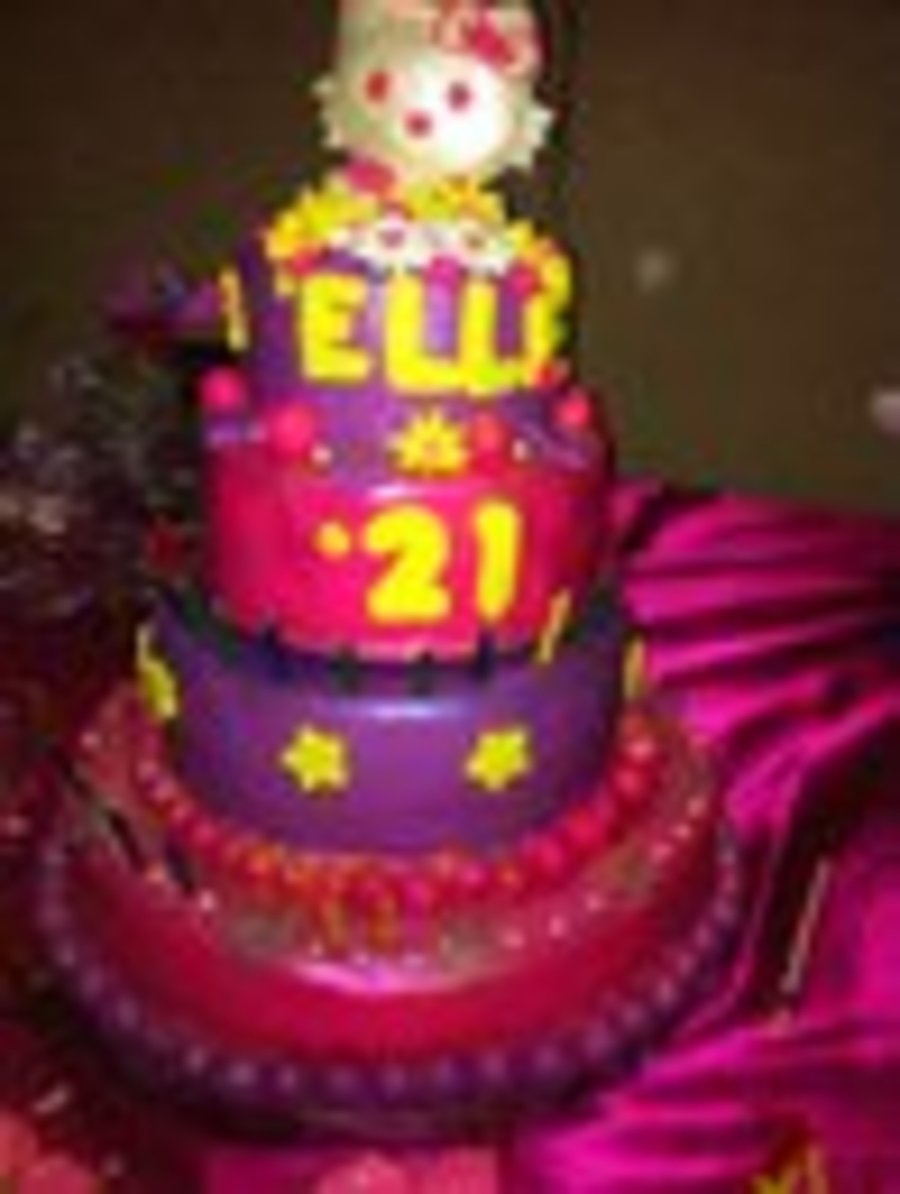 Hello Kitty 21St Birthday Cake - CakeCentral.com