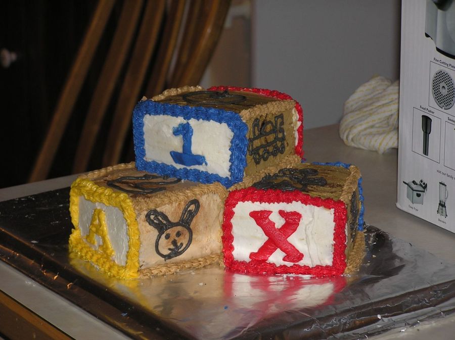 Building Blocks - Side View - CakeCentral.com