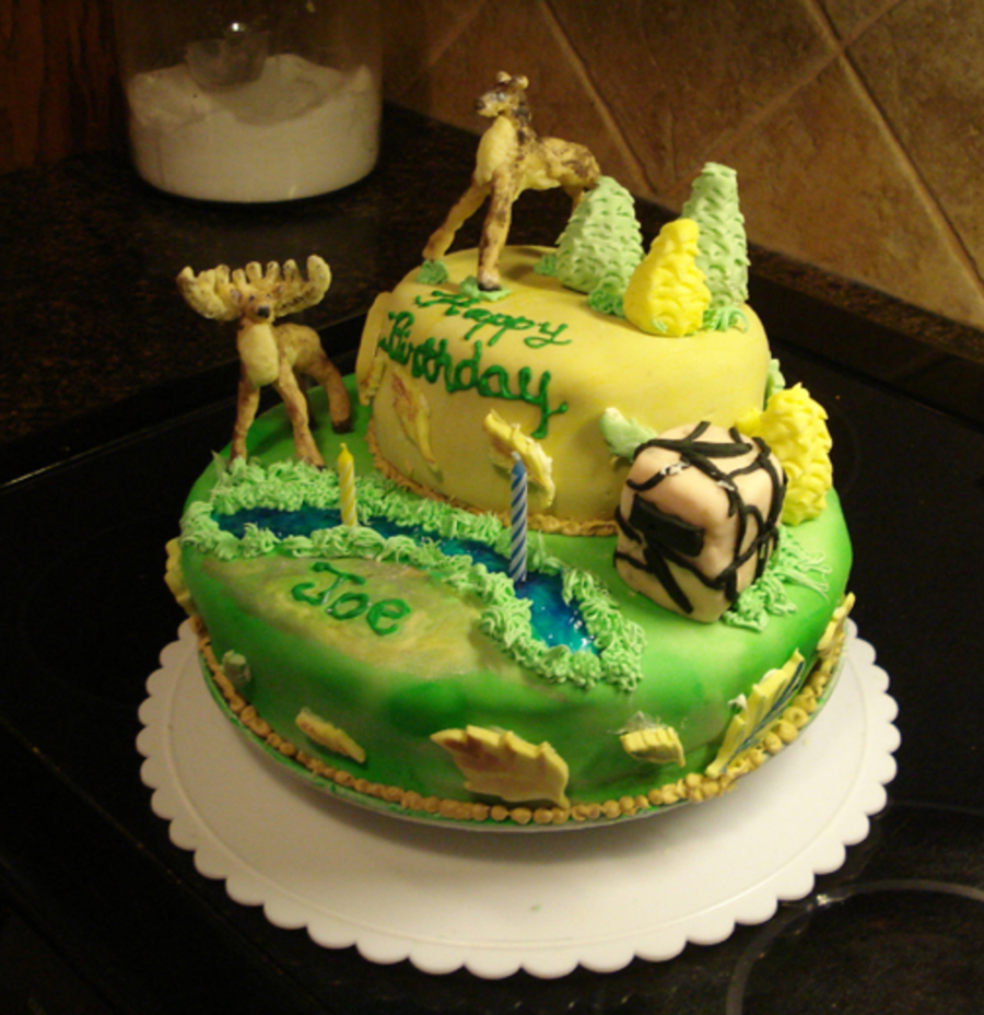Deer Hunting Cake - CakeCentral.com