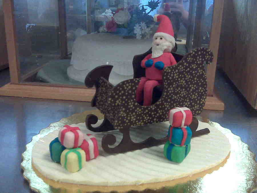 Santa's Chocolate Sleigh - CakeCentral.com