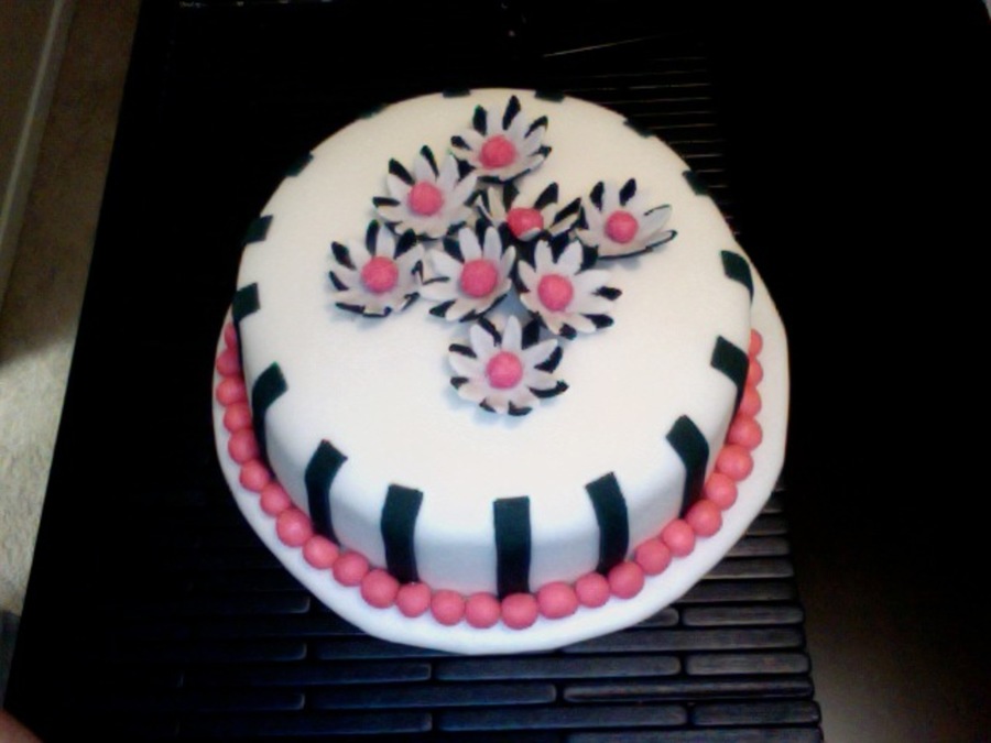 First Fondant Cake In Class - CakeCentral.com