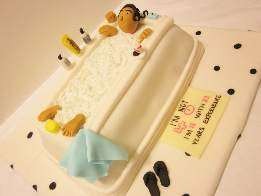 Bathtub Cake - CakeCentral.com