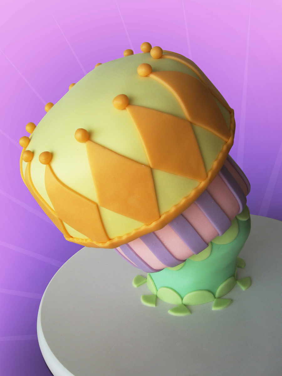 Turvy-Topsy Cake - CakeCentral.com