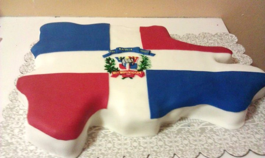 Dominican Independence Cake - CakeCentral.com