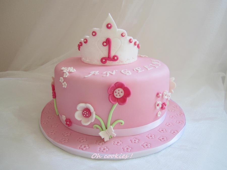 Angelina's 1St Birthday Cake - CakeCentral.com
