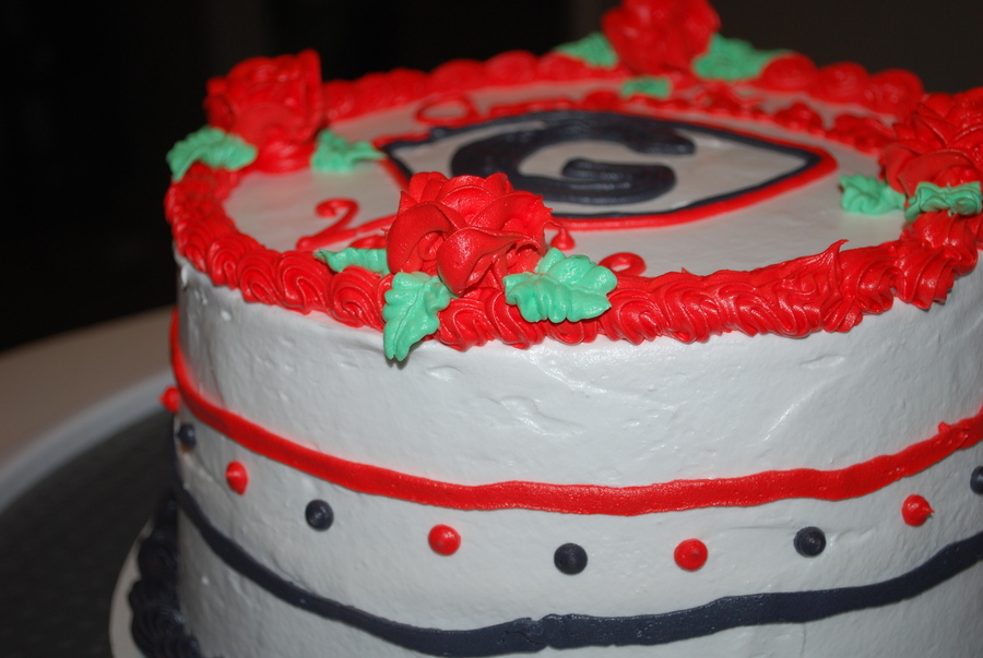 University Of Georgia Cake. - CakeCentral.com