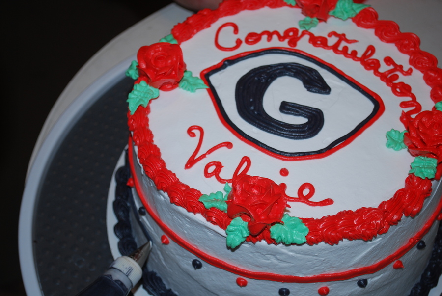 University Of Georgia Cake. - CakeCentral.com