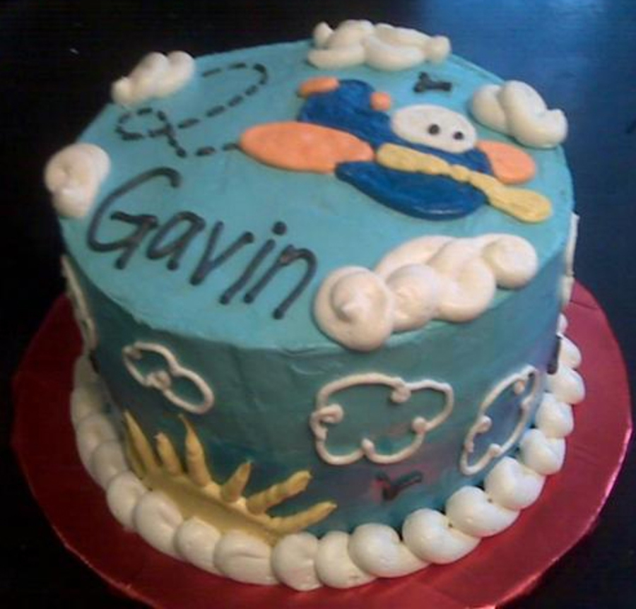 Sunny Day Airplane Ride - CakeCentral.com