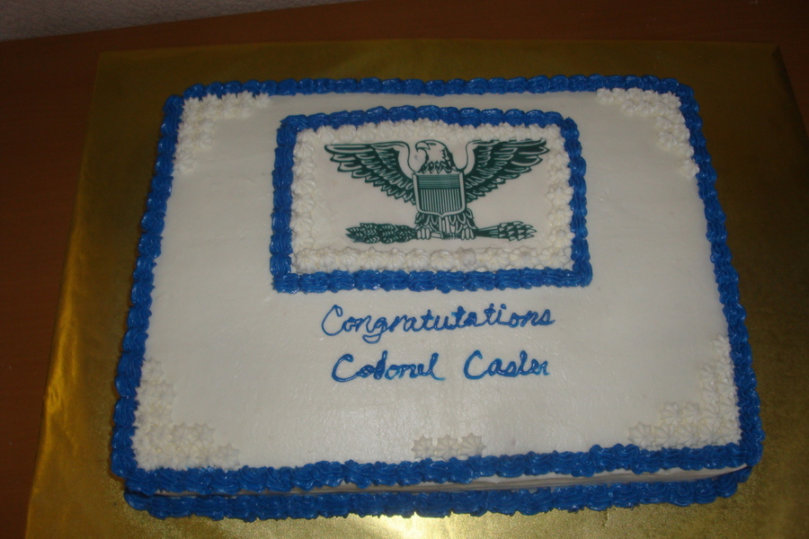 Usaf Colonel Promotion Cake - CakeCentral.com