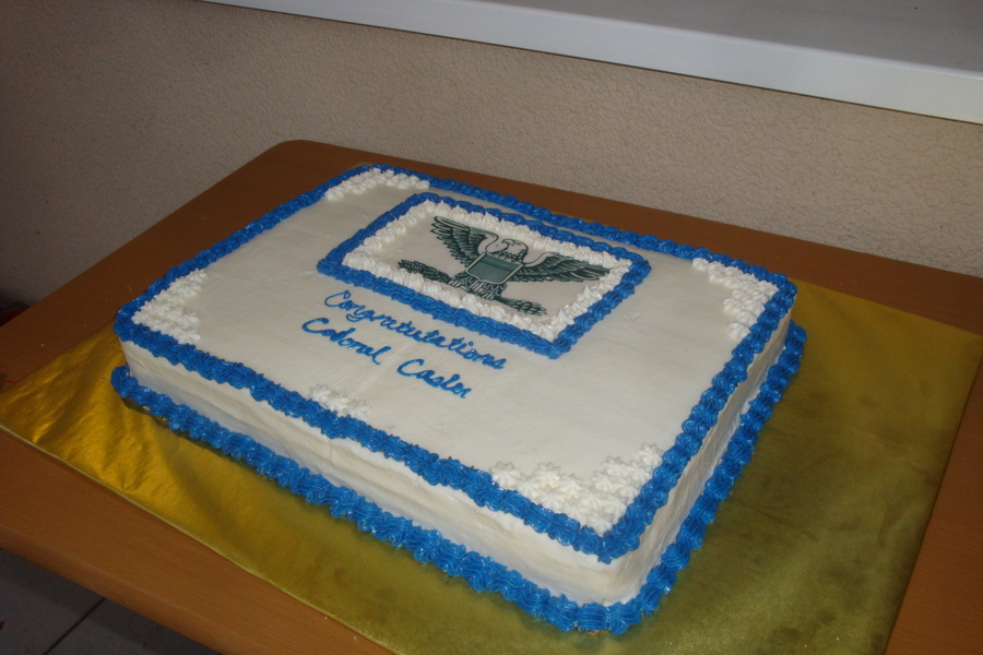 Usaf Colonel Promotion Cake - CakeCentral.com