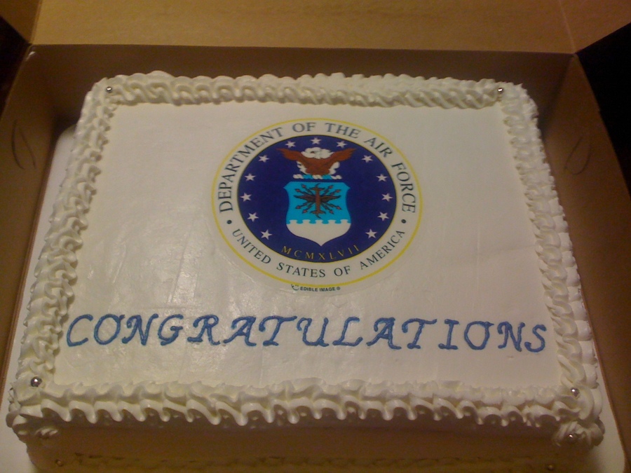 Air Force Retirement - CakeCentral.com