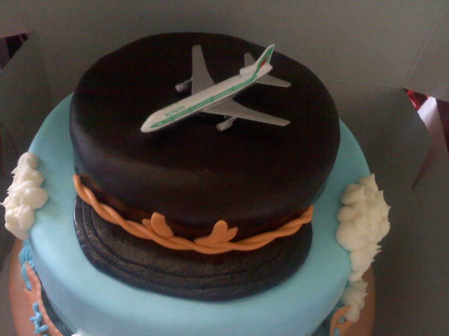 Pilot Themed Cake - CakeCentral.com