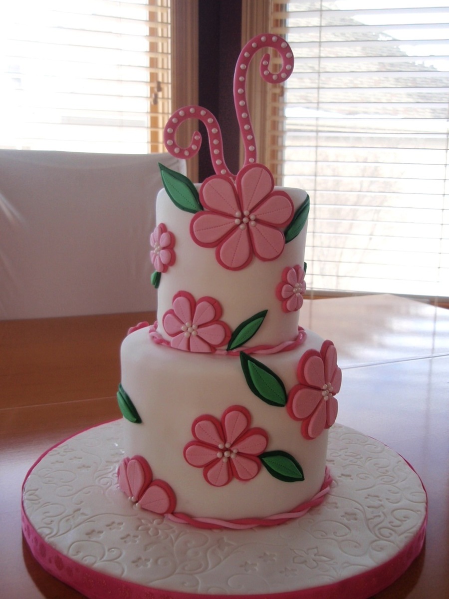 Birthday Cake For My Grandma - CakeCentral.com
