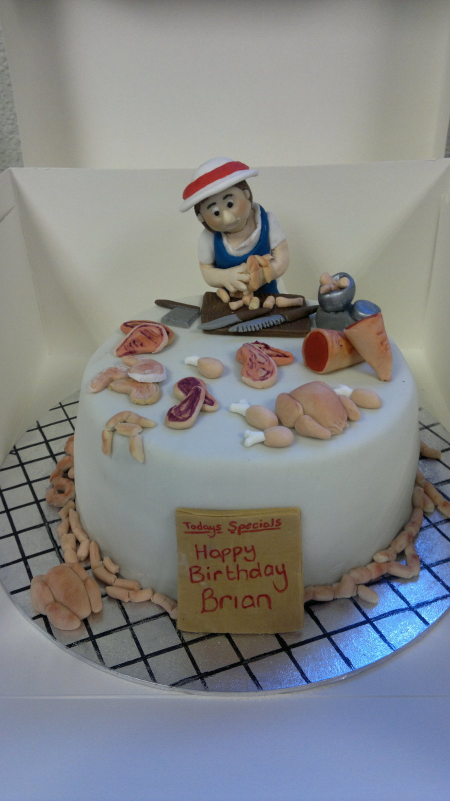 Butcher Cake - CakeCentral.com