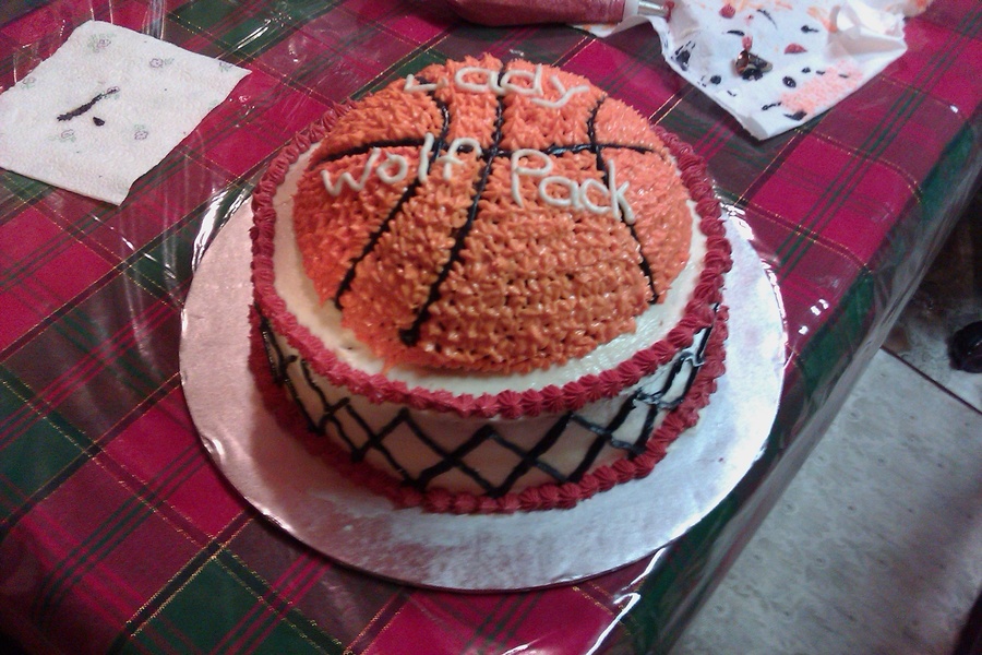 Basketball Cake - CakeCentral.com