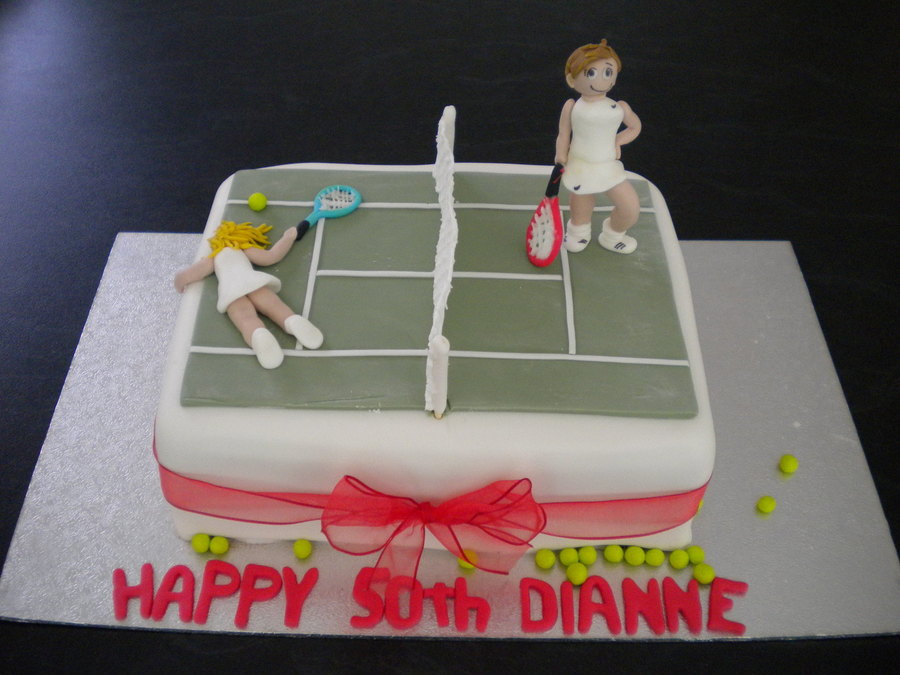 Tennis Cake - CakeCentral.com